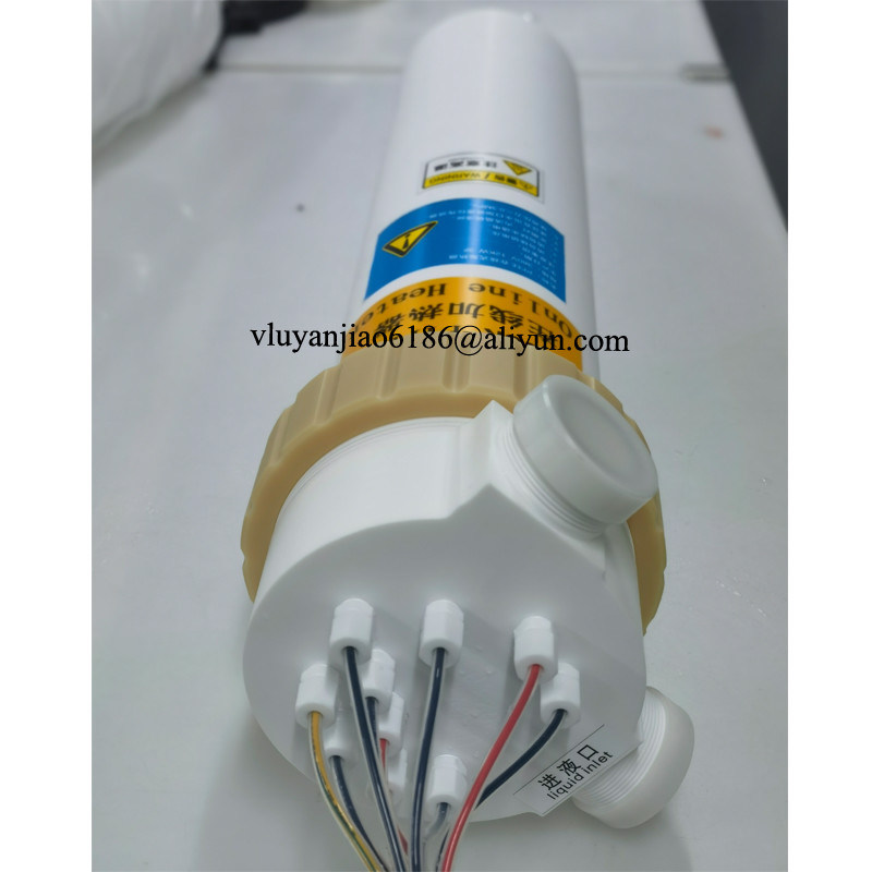 PTFE Inline Chemical Heater 12KW In Line PTFE Fluid Heaters For ...